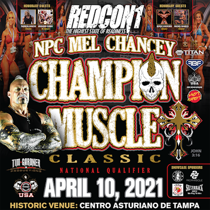 NPC Mel Chancey Redcon1 Champion Muscle Classic April 10, 2021 Tampa ...